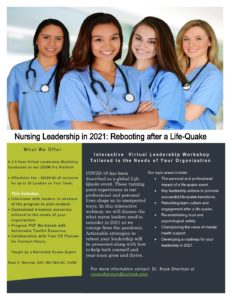 A Nursing Leadership Reboot Workshop - Emerging Nurse Leader