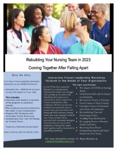 Flyer - Emerging Nurse Leader