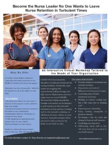 Retention WS Flyer - Emerging Nurse Leader