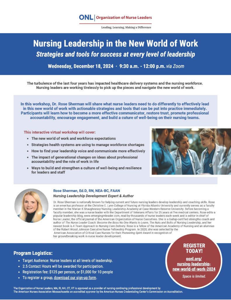 Emerging Nurse Leader - A leadership development blog